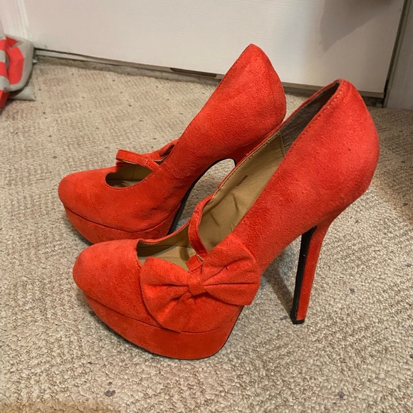 Charlotte Russe | Shoes | Bow Heels | Poshmark